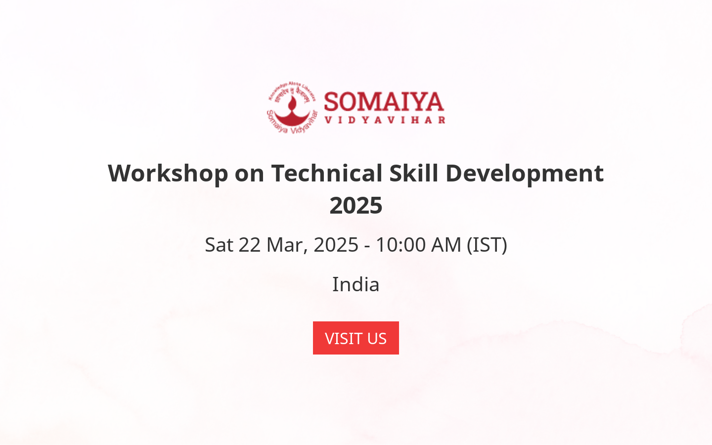 Workshop on Technical Skill Development 2025